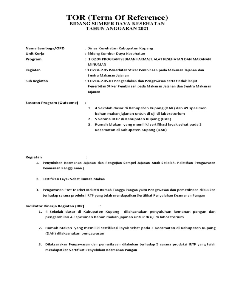 2 Tor 2021 Bidang SDK Pengendalian Dan Pengawasan Serta Tindak Lanjut Penerbitan Stiker ...