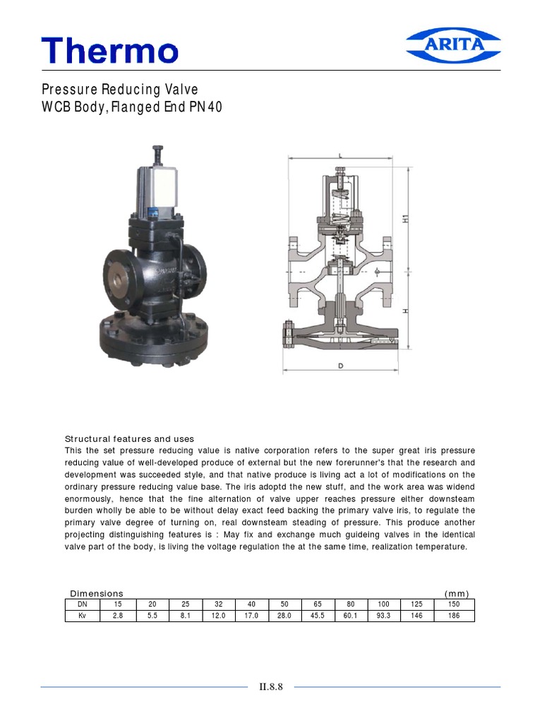 PRV Thermo Valve PN 40 | PDF