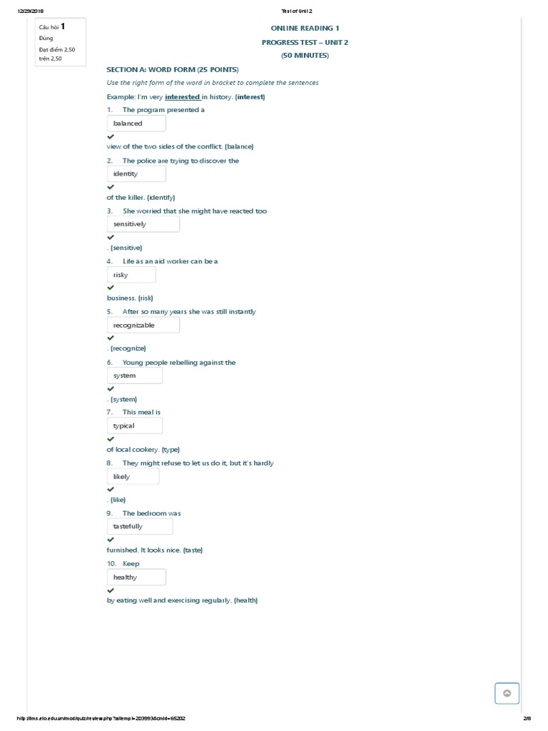 Test of Unit 2 | Download Free PDF | Lakota People | Sioux