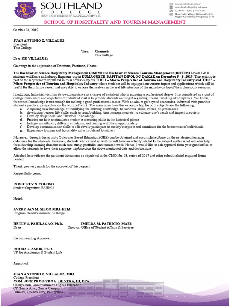 Letter For President Thru Channels | PDF | Curriculum | Knowledge