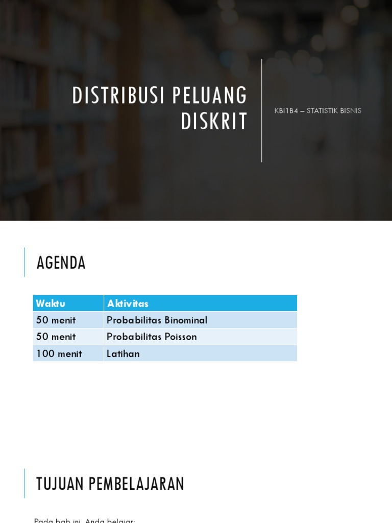 05 - Distribusi Peluang Diskrit | PDF