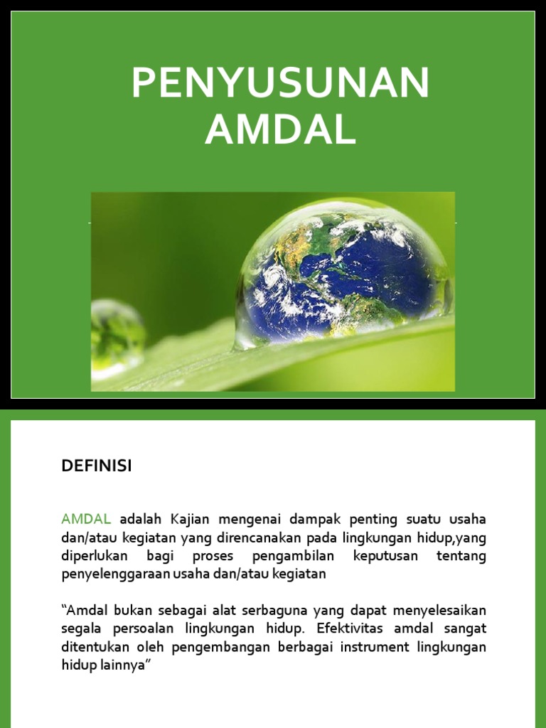 Panduan Lengkap Penyusunan AMDAL | PDF