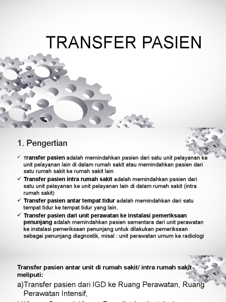 Transfer Pasien | PDF