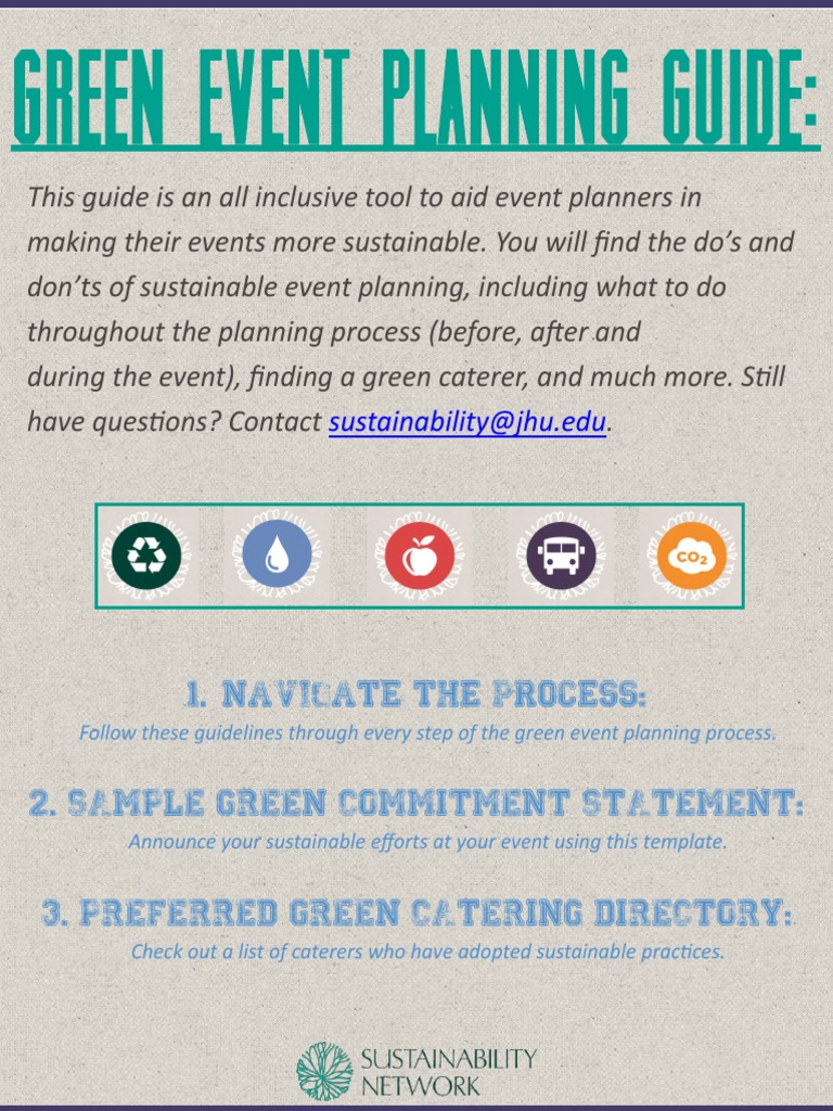 Green Event Planning Guide | PDF | Recycling | Reuse