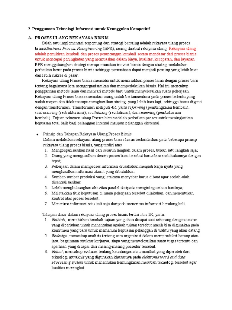 Keunggulan Kompetitif | PDF