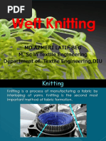 Knitted Fabric Structures | PDF | Knitting | Textiles