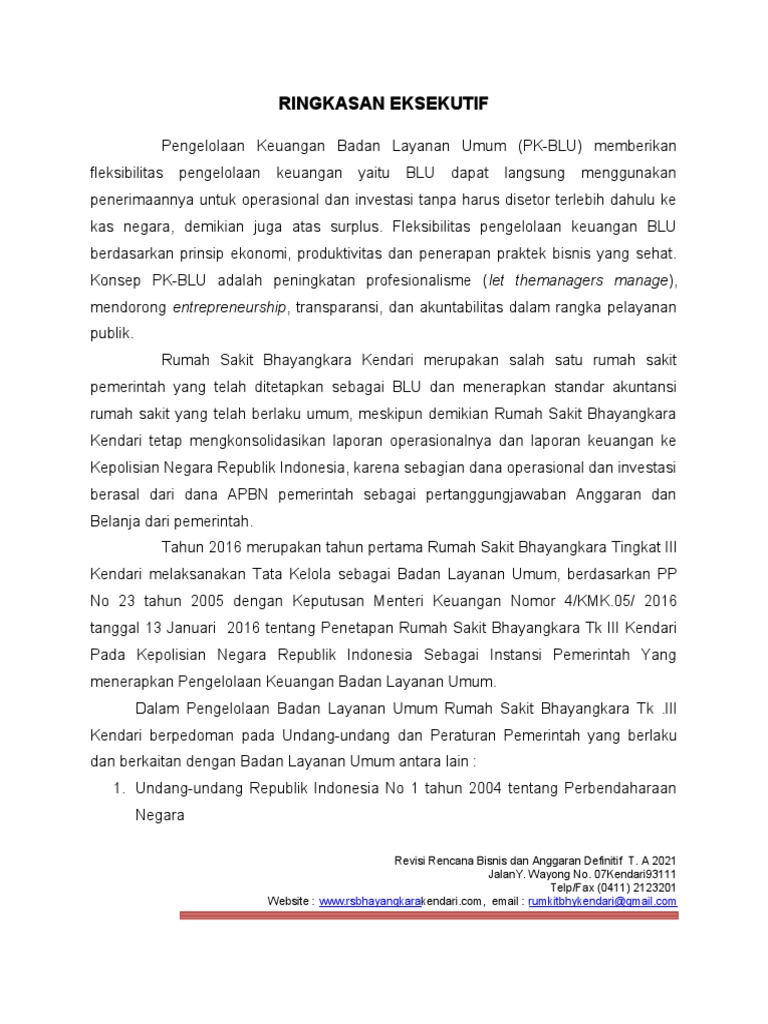 3 Ringkasan Eksekutif | PDF