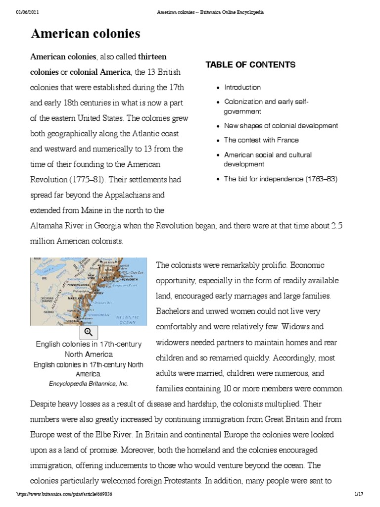 American Colonies | PDF | Massachusetts Bay Colony | John Winthrop