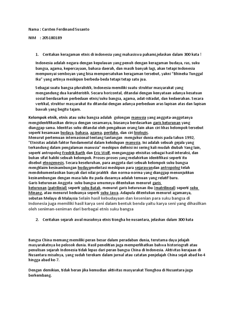 Tugas Komunikasi Dan Bahasa Mandarin | PDF