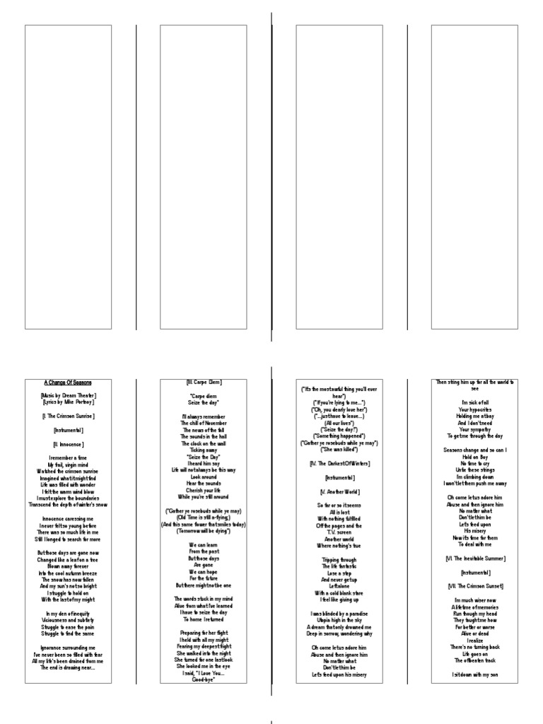 Dream Theater Lyrics | PDF | Afterlife