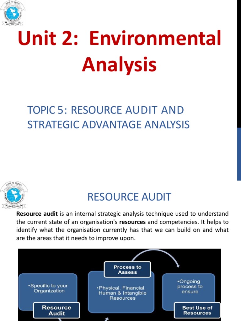 5 - Resource Audit and Strategic Advantage Analysis | PDF | Resource ...