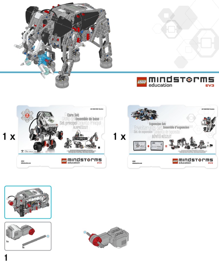 Ev3 Model Expansion Set Elephant | PDF