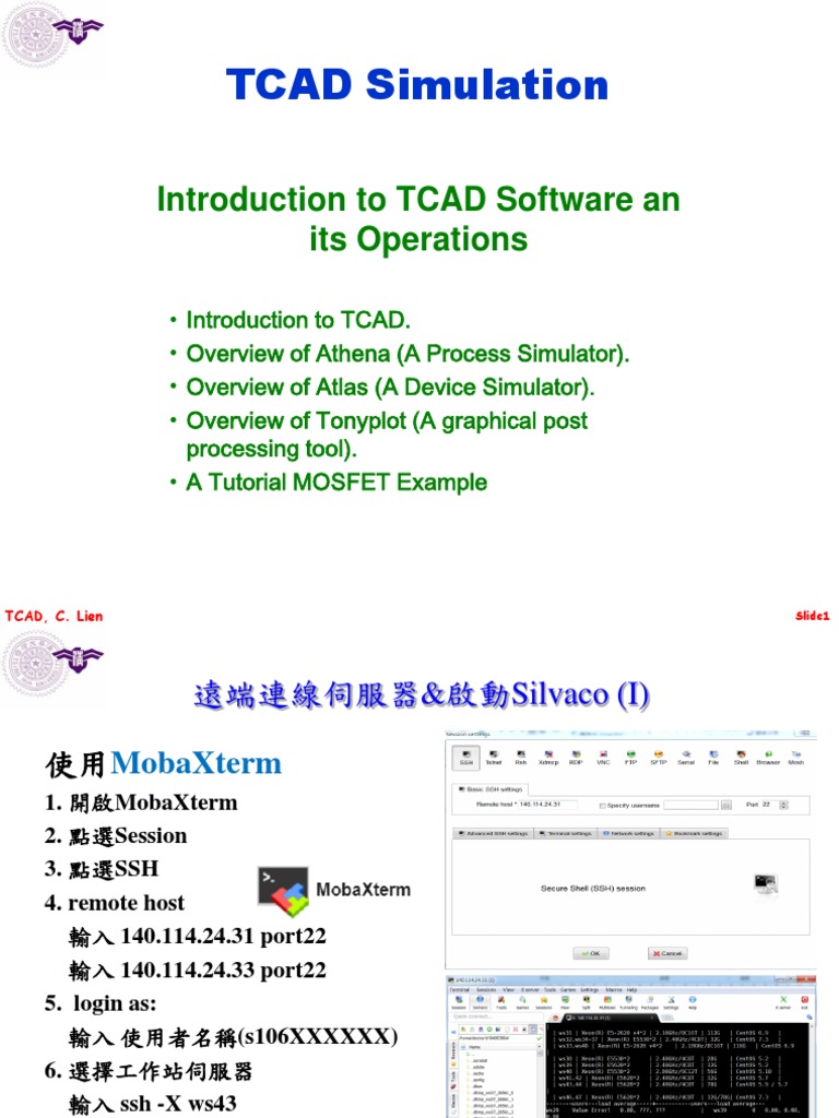 Silvaco TCAD Tutorial MOS | PDF | Doping (Semiconductor) | Semiconductors