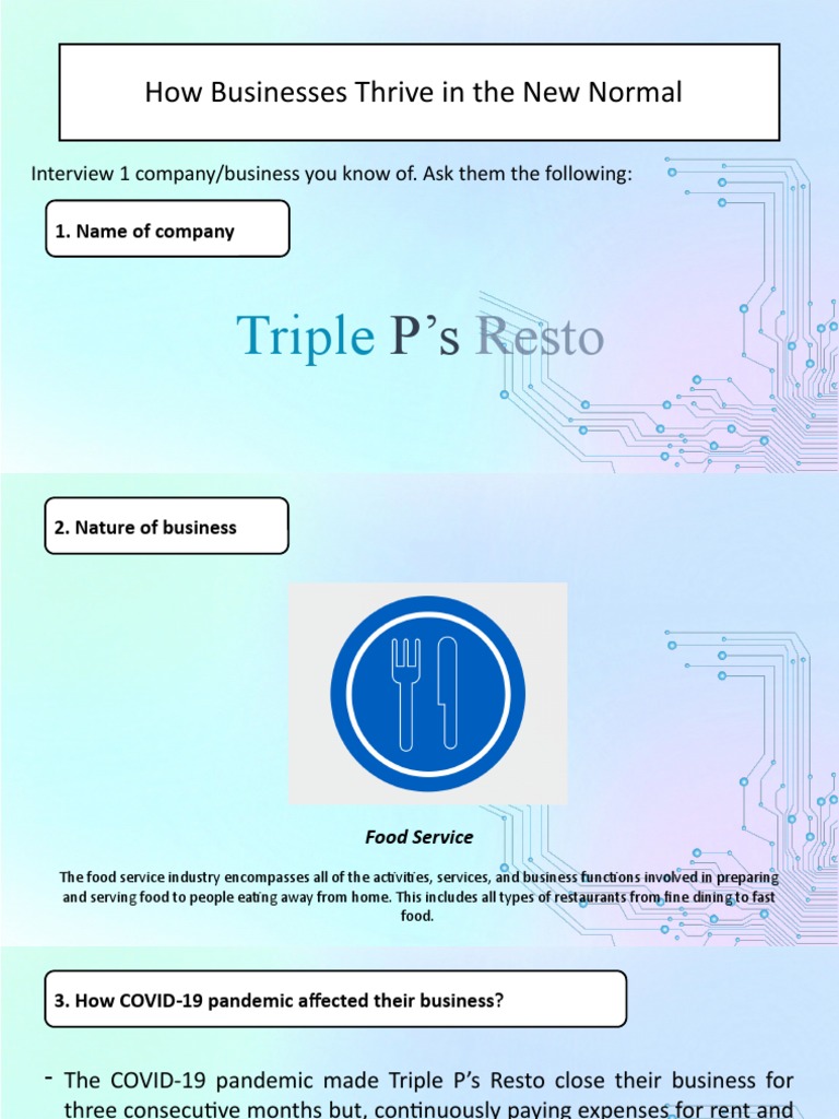 How Businesses Thrive in The New Normal | PDF | Foodservice | Foods