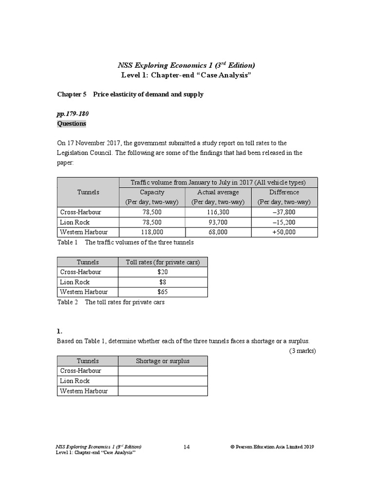 Book 1 Ch5 Case Analysis | PDF | Elasticity (Economics) | Demand
