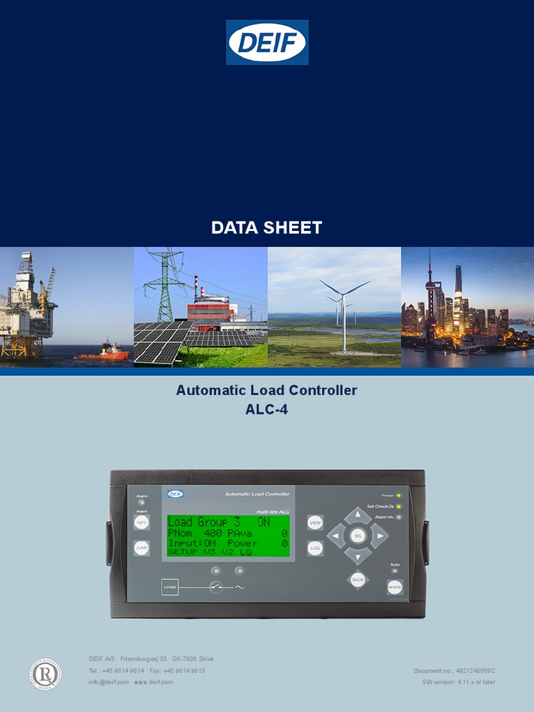 ALC-4 Data Sheet 4921240568 UK | PDF | Electrical Impedance ...