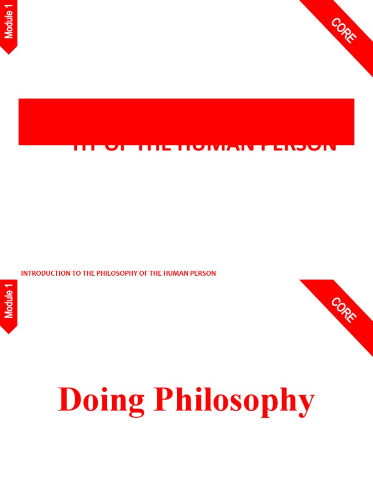 1 Doing Philosophy Edited | PDF | Rationalism | Metaphysics