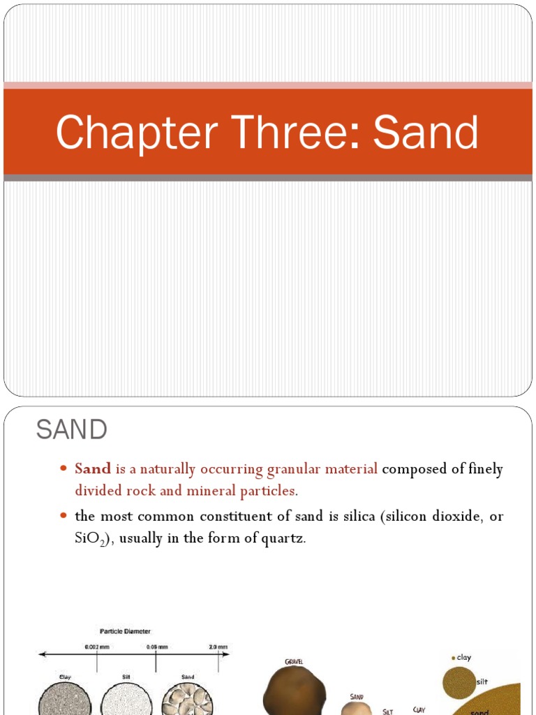 3 Sand | PDF | Sand | Silicon Dioxide