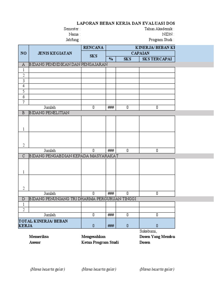 Format BKD LKD | PDF