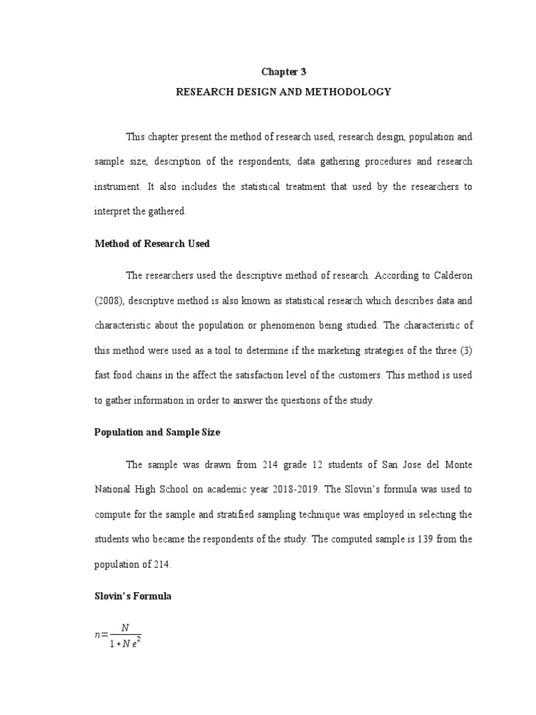 Chapter 3 | PDF | Sampling (Statistics) | Survey Methodology
