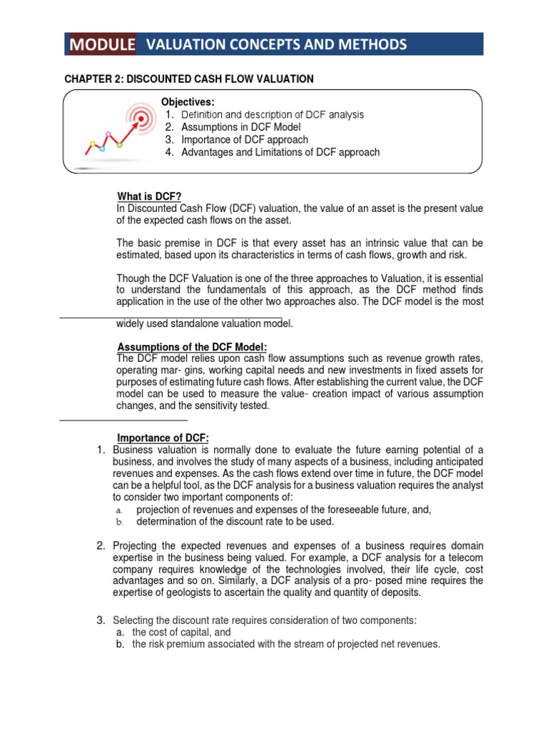 DCF Valuation Concepts, Methods & Steps | PDF | Discounted Cash Flow ...