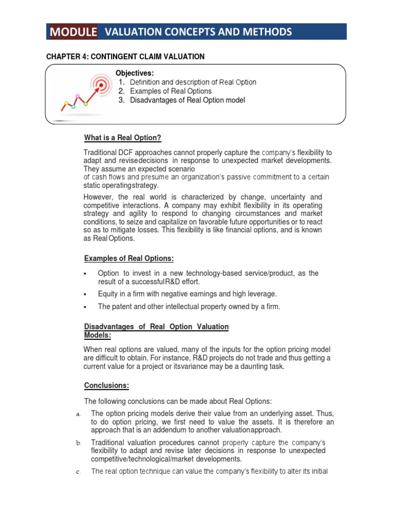 Chapter 4 - Contingent Claim Valuation | Download Free PDF | Valuation ...