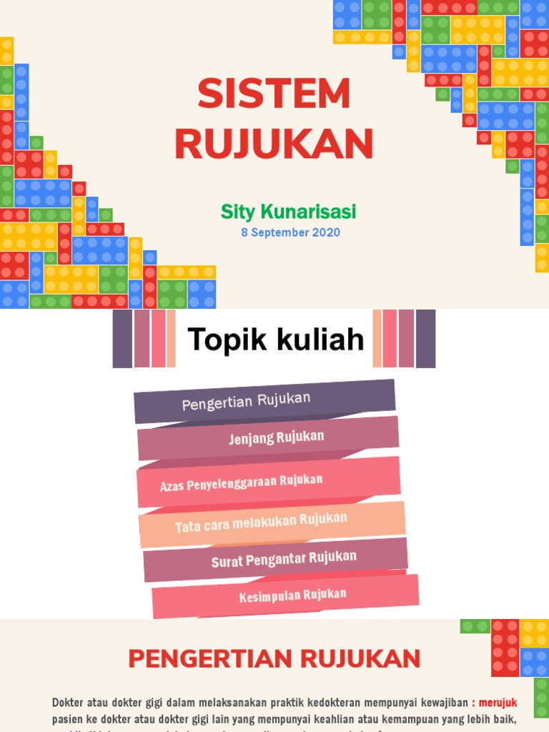 Sistem Rujukan | PDF