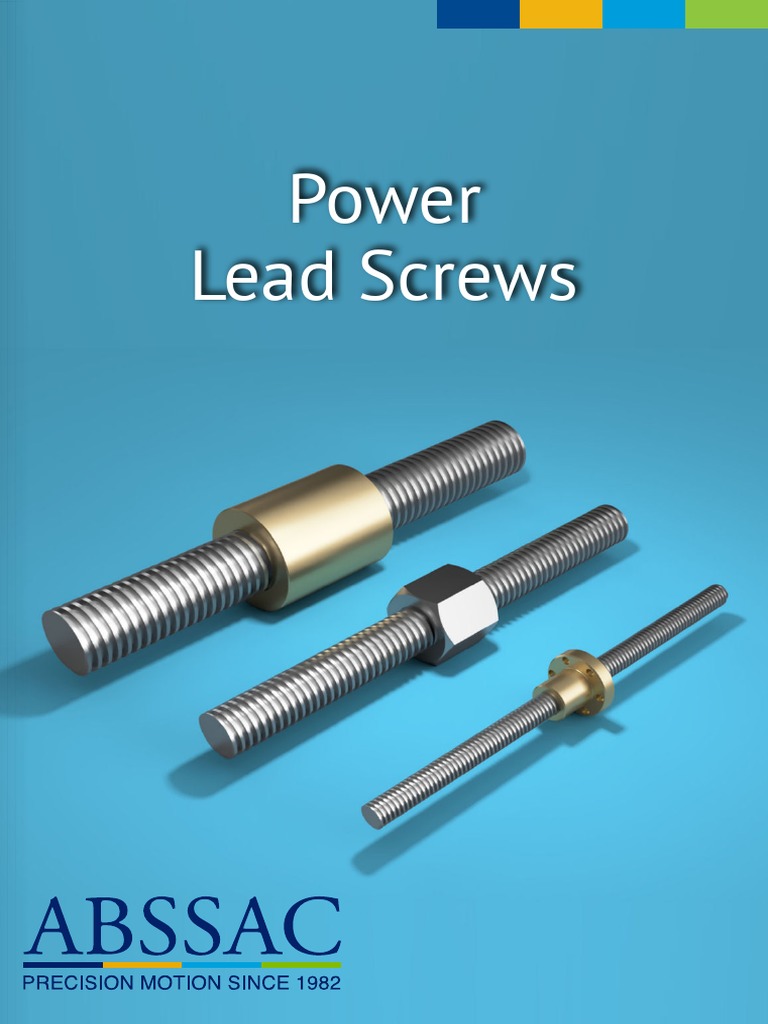 ABSSAC - Power Lead Screws | PDF | Screw | Integrated Truss Structure