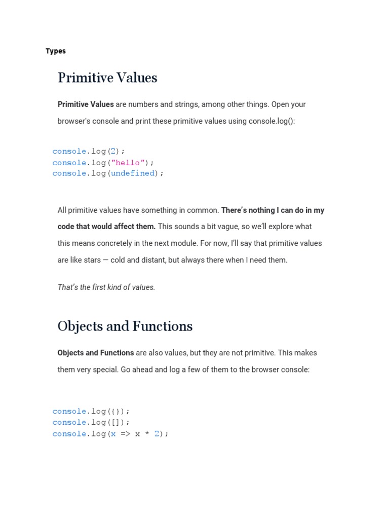 Javascript Data Types by Dan | PDF | Java Script | Computer Programming
