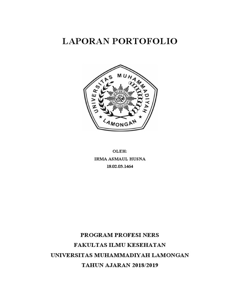 Laporan Portfolio Profesi Ners Irma | PDF