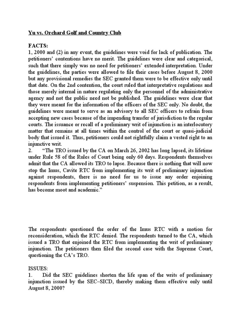 6 Orc | PDF | Injunction | Writ