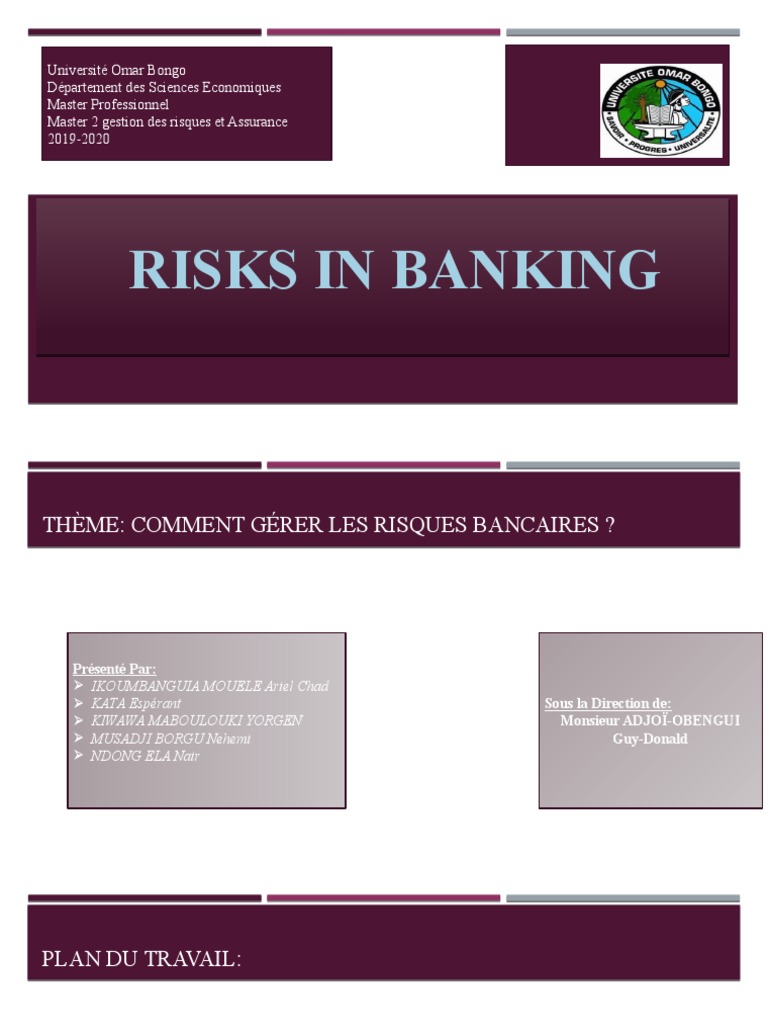 Gestion des Risques Bancaires | PDF | Banques | Gestion des risques