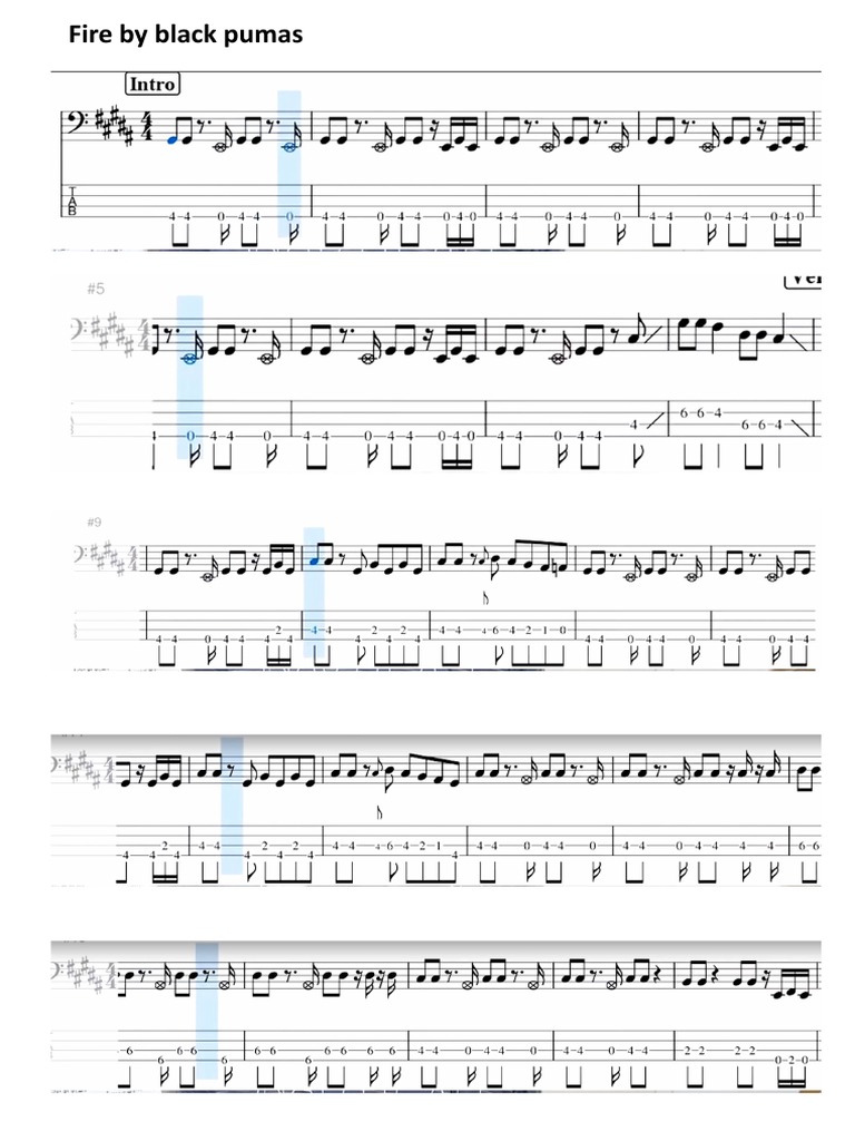 Fire Bass Tab | PDF