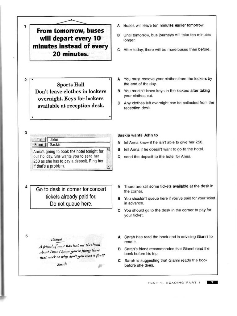 PET Test 11 | PDF
