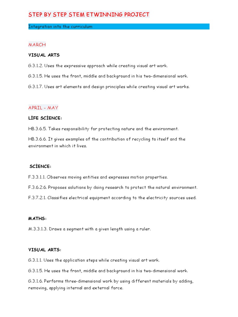 Step By Step Stem Project Guide Pdf