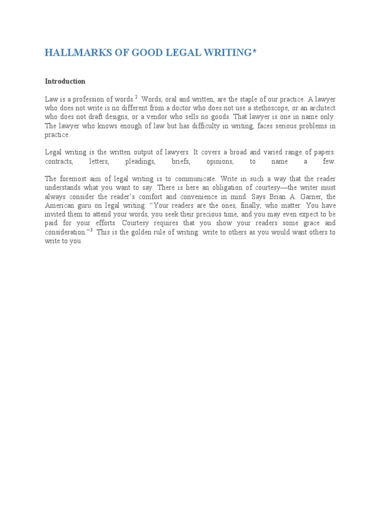 Essentials of Effective Legal Writing | PDF | Career & Growth | Social ...