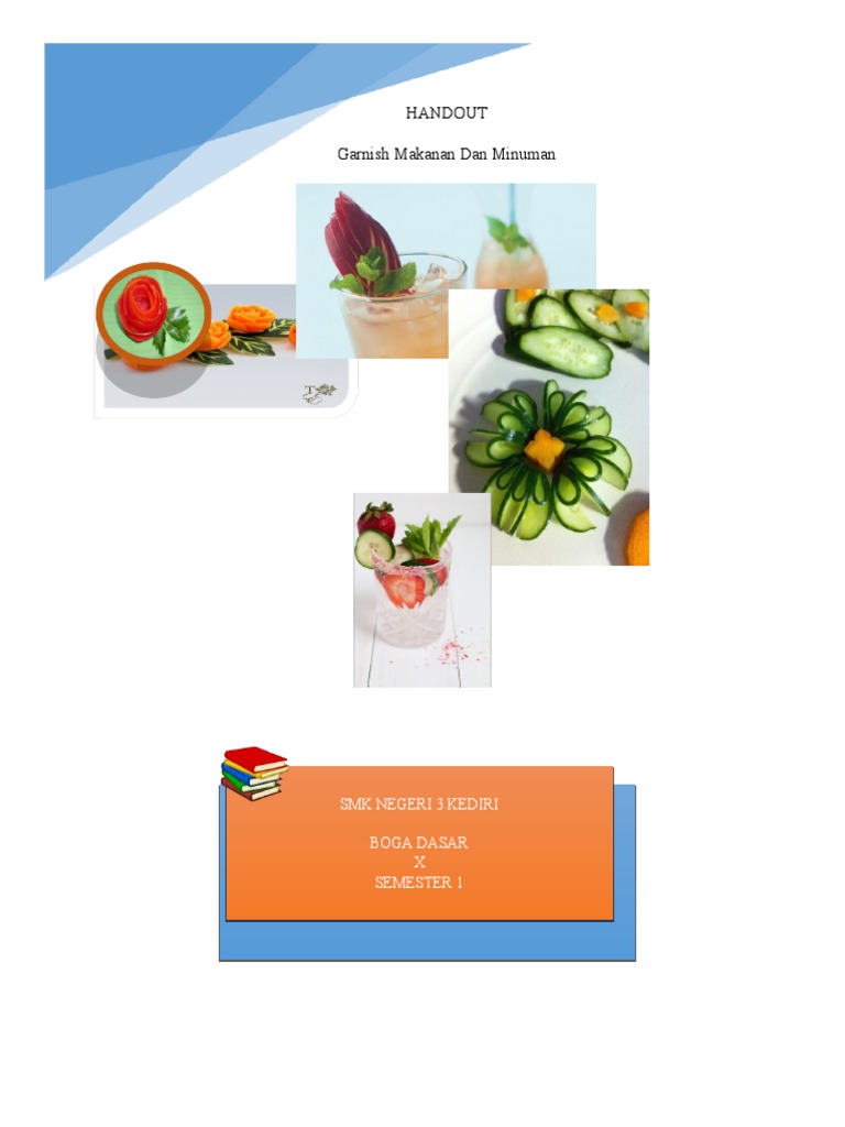 Handout Materi Garnish | PDF