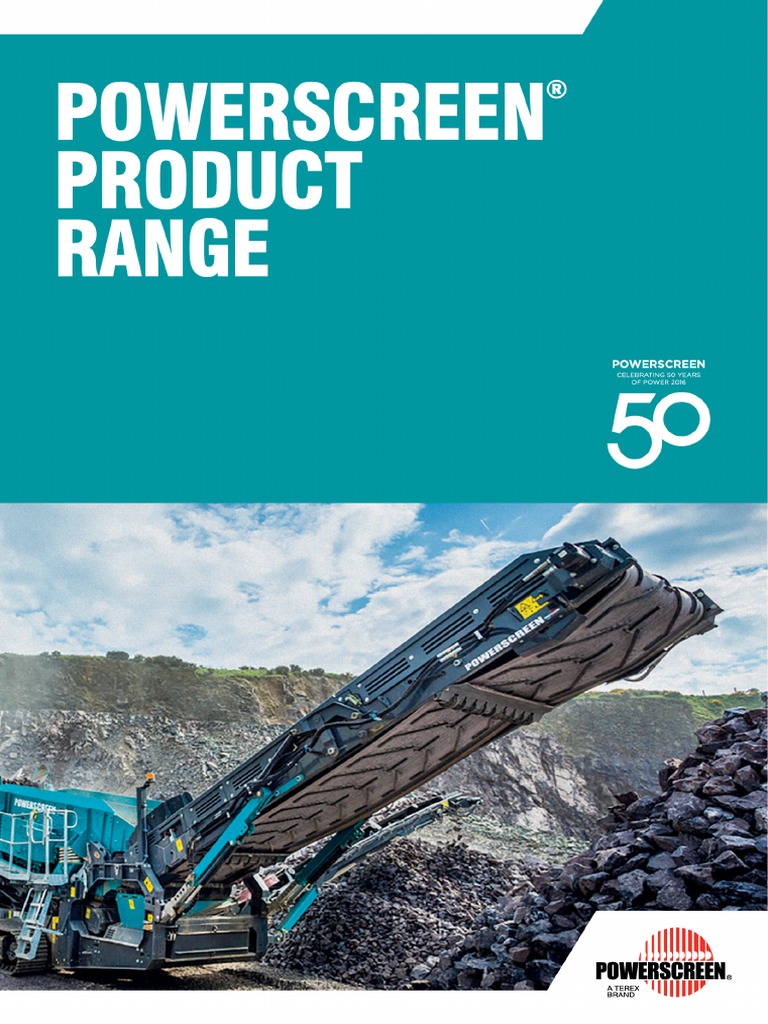 Powerscreen - Product Range Brochure | PDF