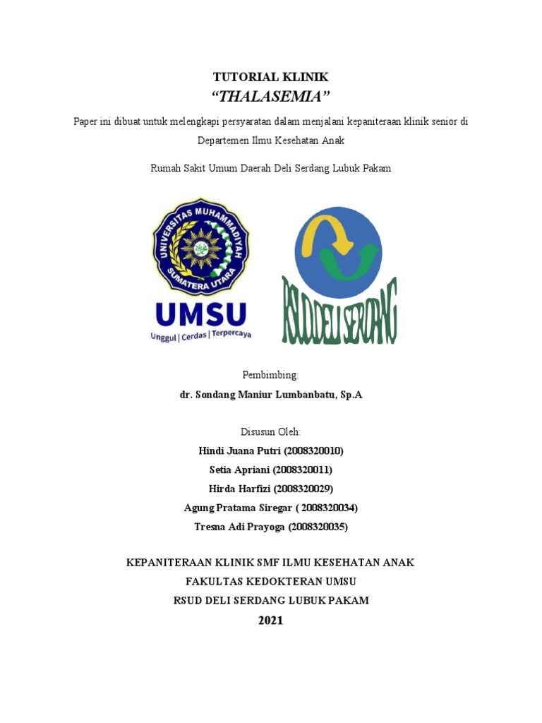 Tutorial Klinik | PDF