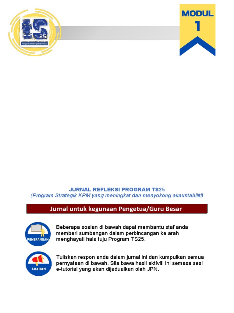 1.3.2 Jurnal Refleksi Program TS25 - SMKBP | PDF