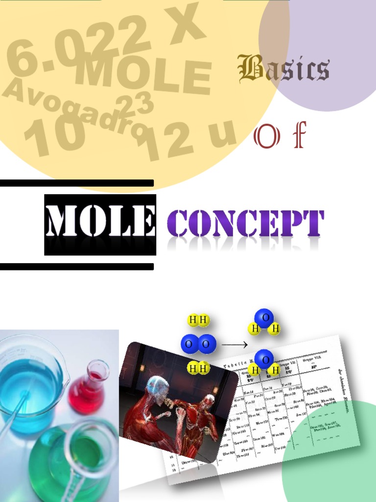 Basics of Mole Concept | PDF | Mole (Unit) | Physical Quantities