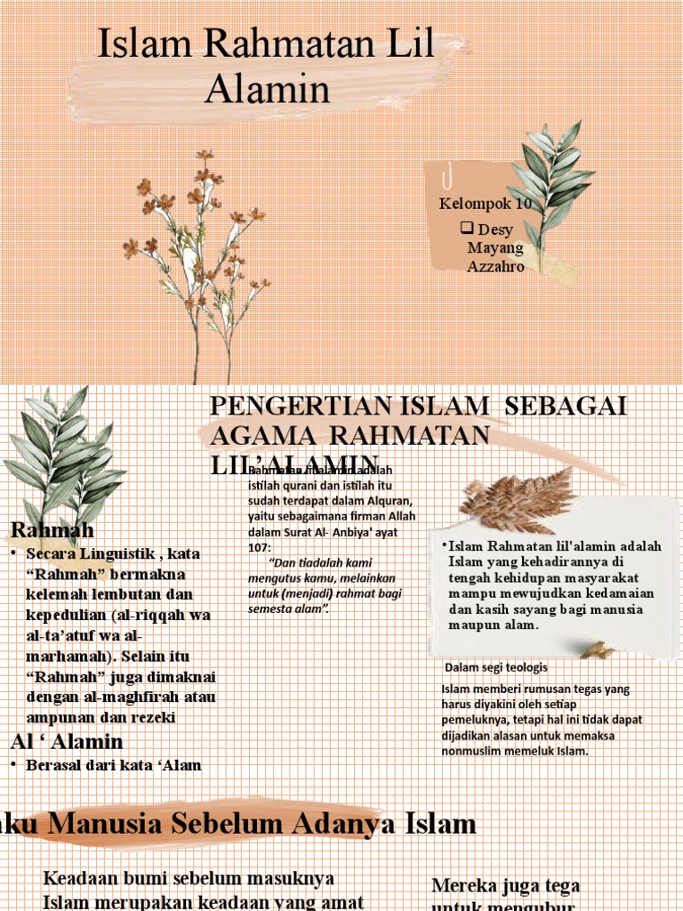 Islam Rahmatan Lil Alamin | PDF
