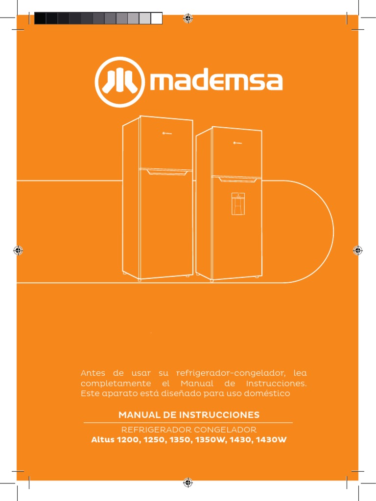 Manual Mademsa | PDF | Residuos | Enchufes y tomas de corriente alterna