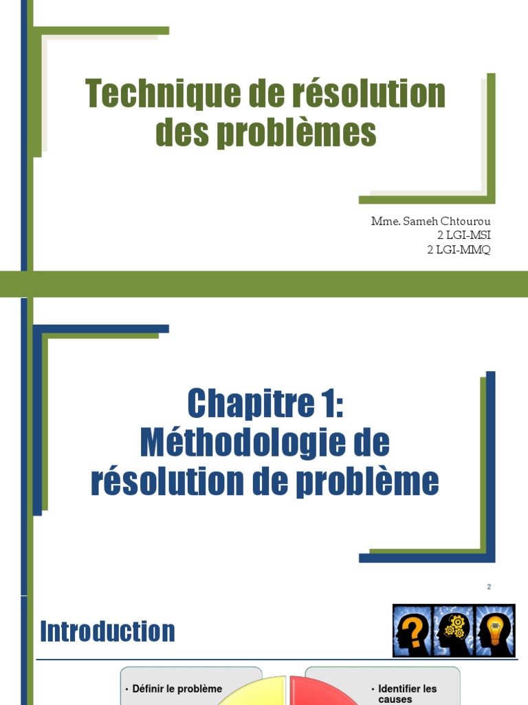 Méthodologie de résolution de problèmes | PDF | Six Sigma | Business
