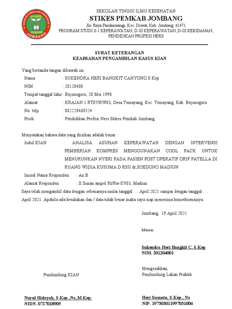 Lembar Keabsahan Data | PDF