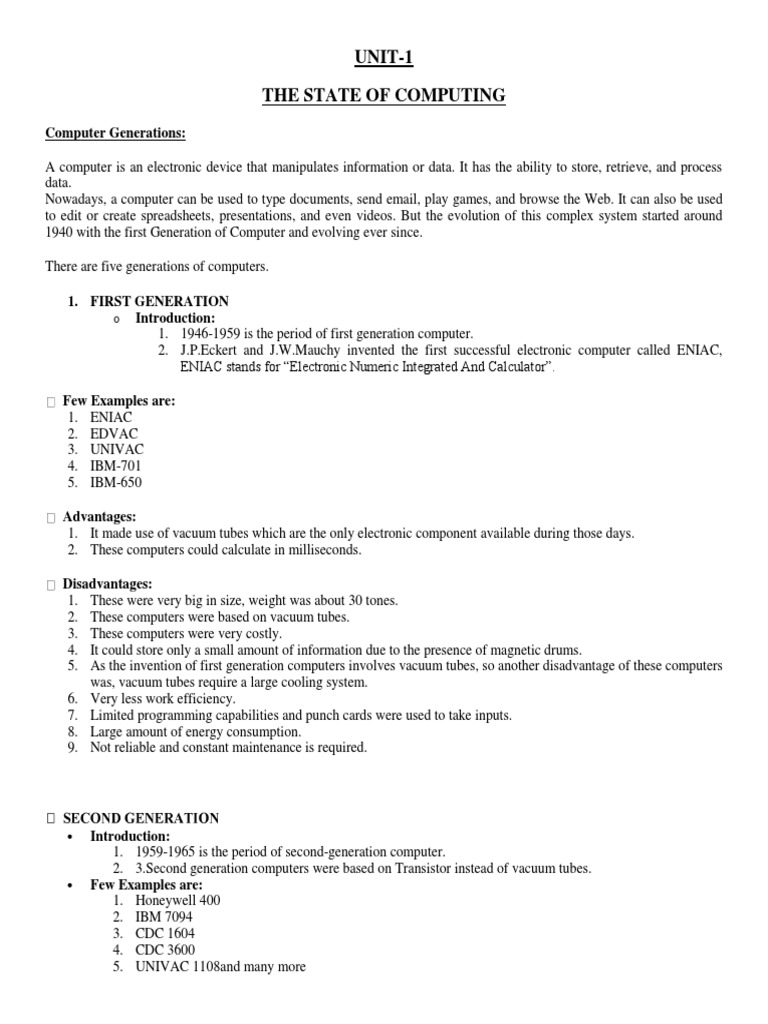 Parallel Computing Unit Wise | PDF | Parallel Computing | Central ...