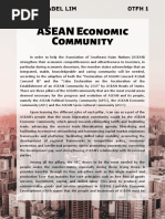 ASEAN Three Pillars | PDF | Asean Free Trade Area | Economies