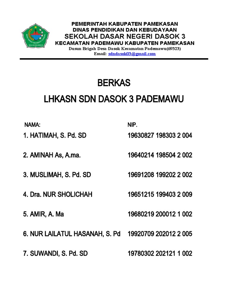Sampul LHKASN | PDF