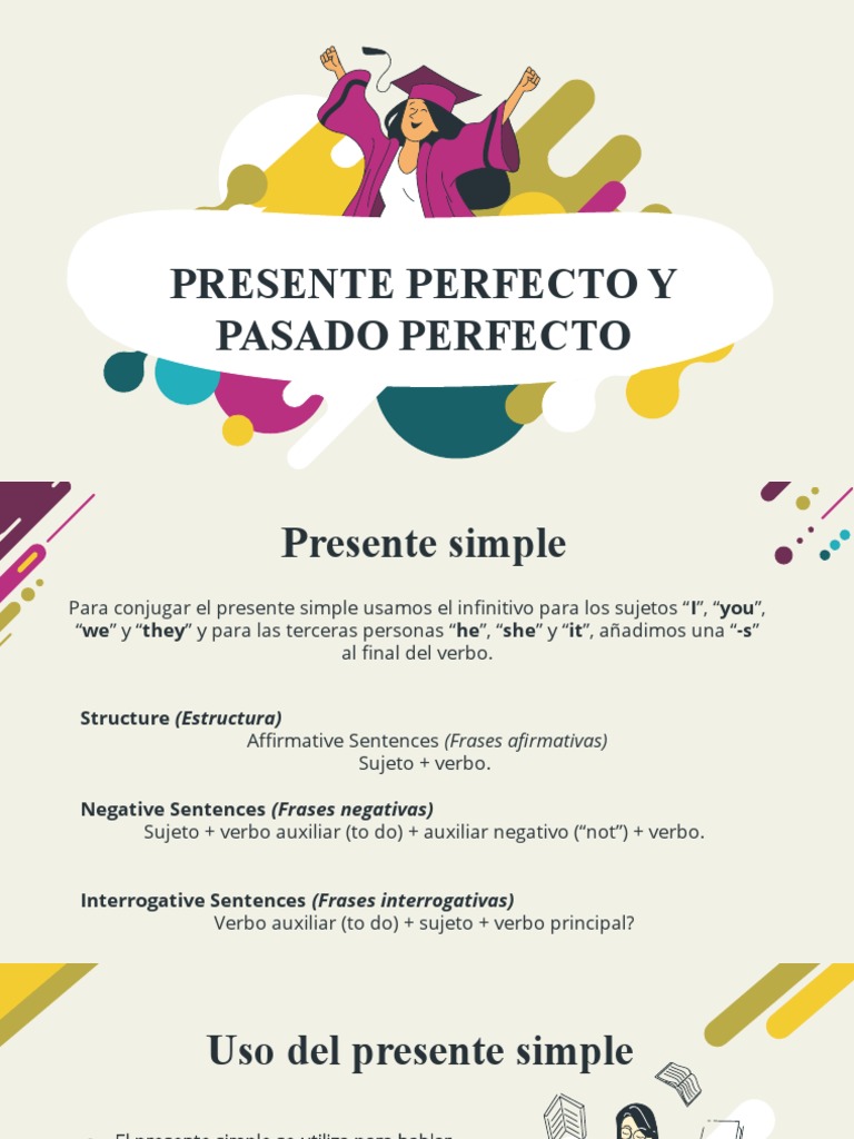Presente Perfecto y Pasado Perfecto | PDF