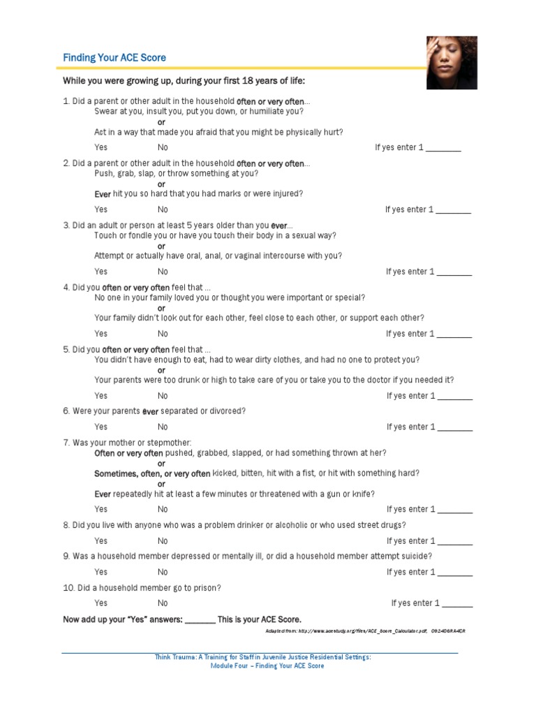 ACE Questionnaire | PDF | Sexuality | Human Nature